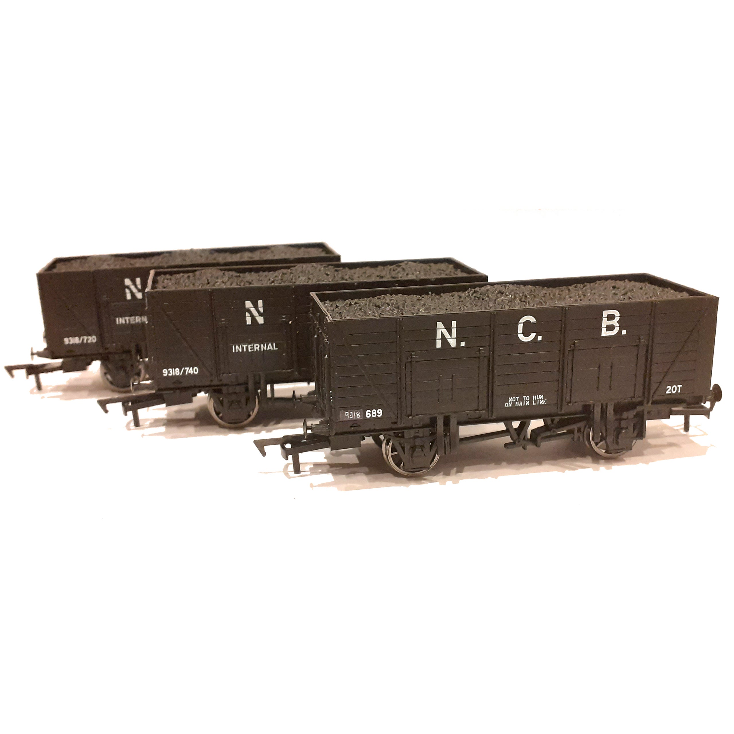NCB 3-pack (9-plank wagons) | Factory Models